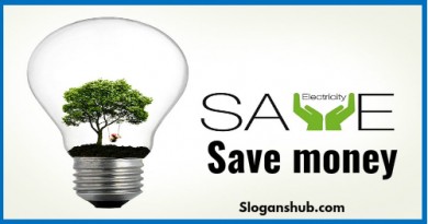 35 Great Save Electricity Slogans & Sayings