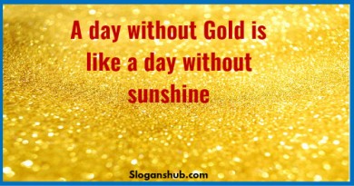 40 Great Gold Slogans