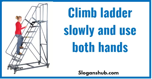 23 Catchy Ladder Safety Slogans