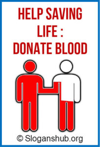 100 Unique Blood Donation Slogans, Blood Donor Slogan, Phrases