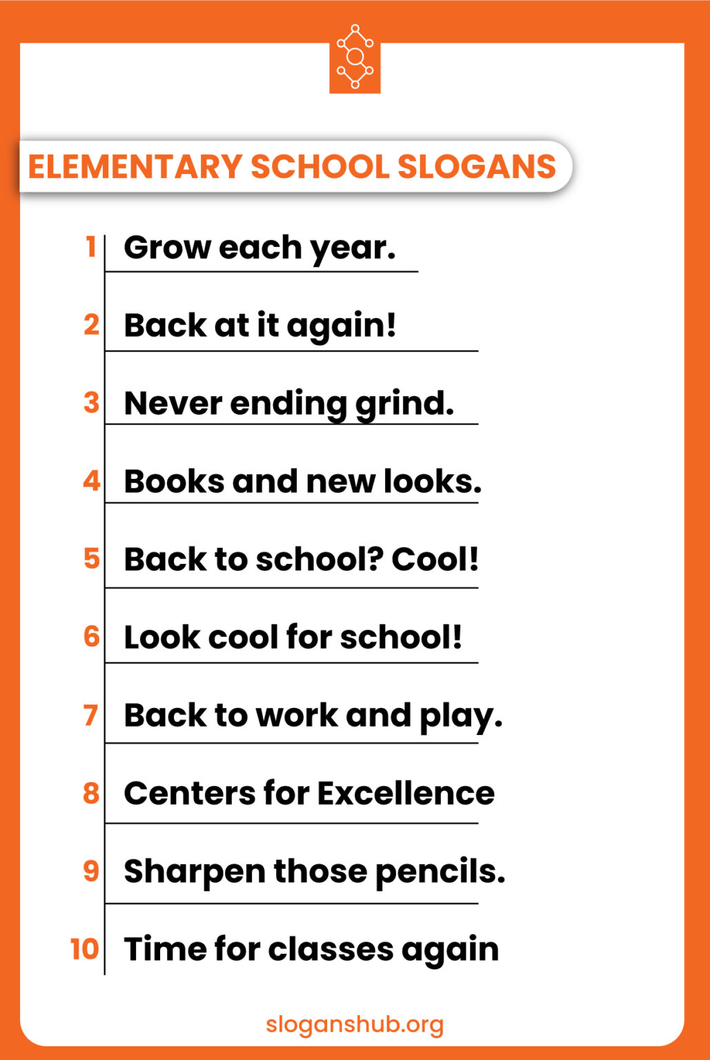 970 Smart School Slogan & Back To School Slogans for Promotion