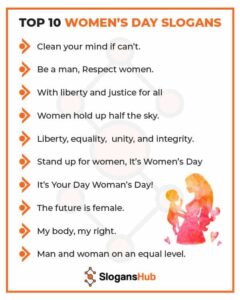 696 International Women's Day Slogans, Taglines, Phrases & Motto