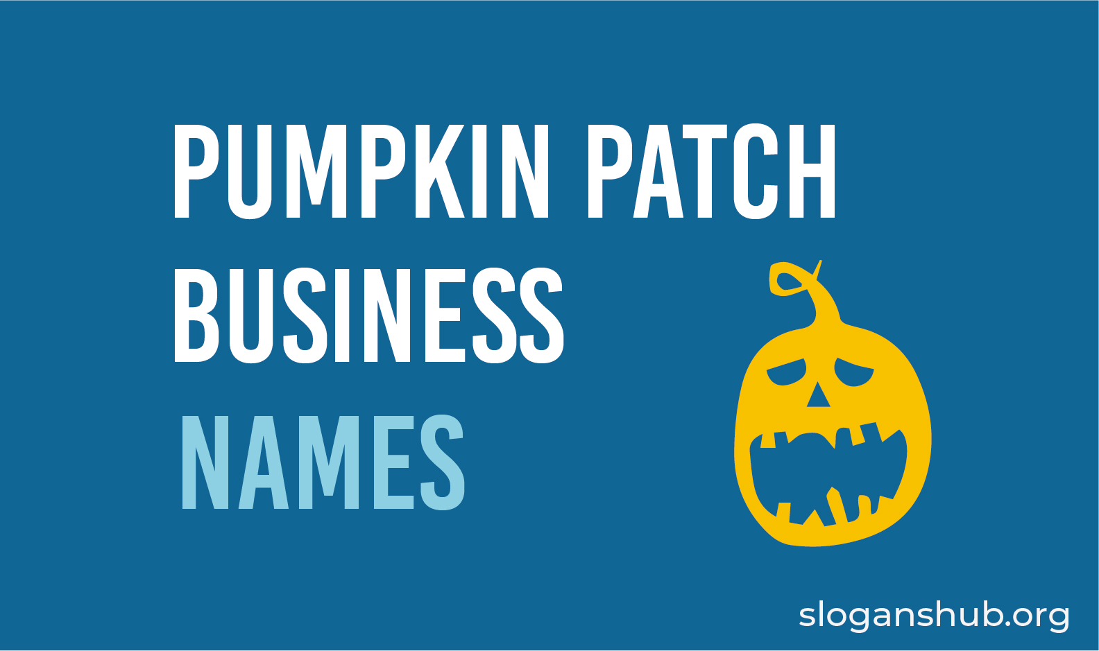 70 Catchy Pumpkin Patch Business Names and Ideas
