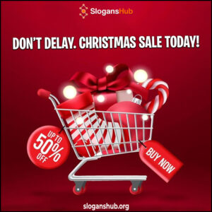 819+ Catchy Christmas Sale Slogans Ideas to Boost Your Sales