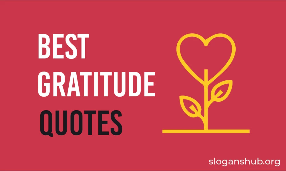 130 Best Gratitude Quotes and Sayings Slogans Hub