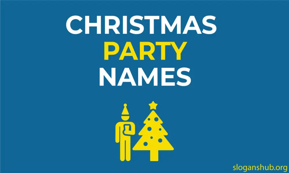 900 Best Christmas Party Names & Christmas Celebration Names