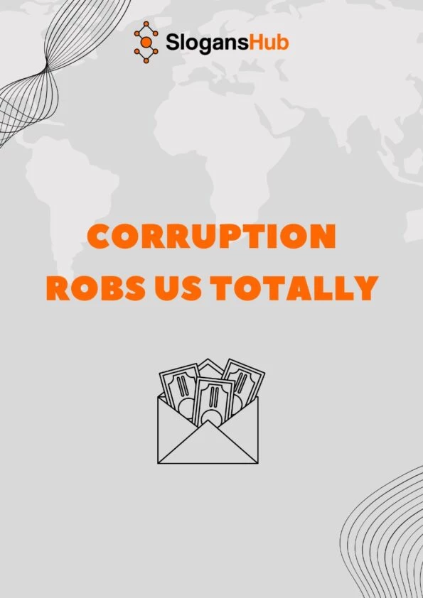 Best Posters on Corruption with Slogans & Anti Corruption Poster