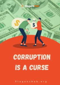 Best Posters on Corruption with Slogans & Anti Corruption Poster