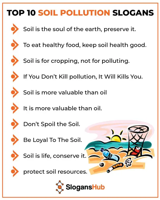 100 Useful Soil Pollution Slogans & Slogans on Land Pollution