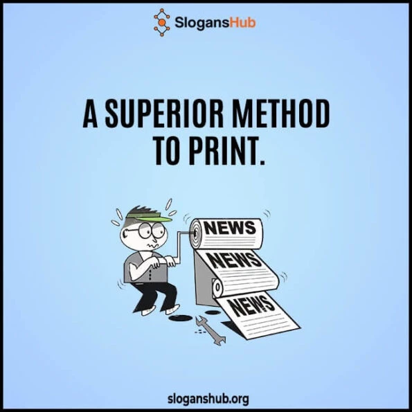 950 Catchy Printing Press Slogans & Best Printing Press Taglines