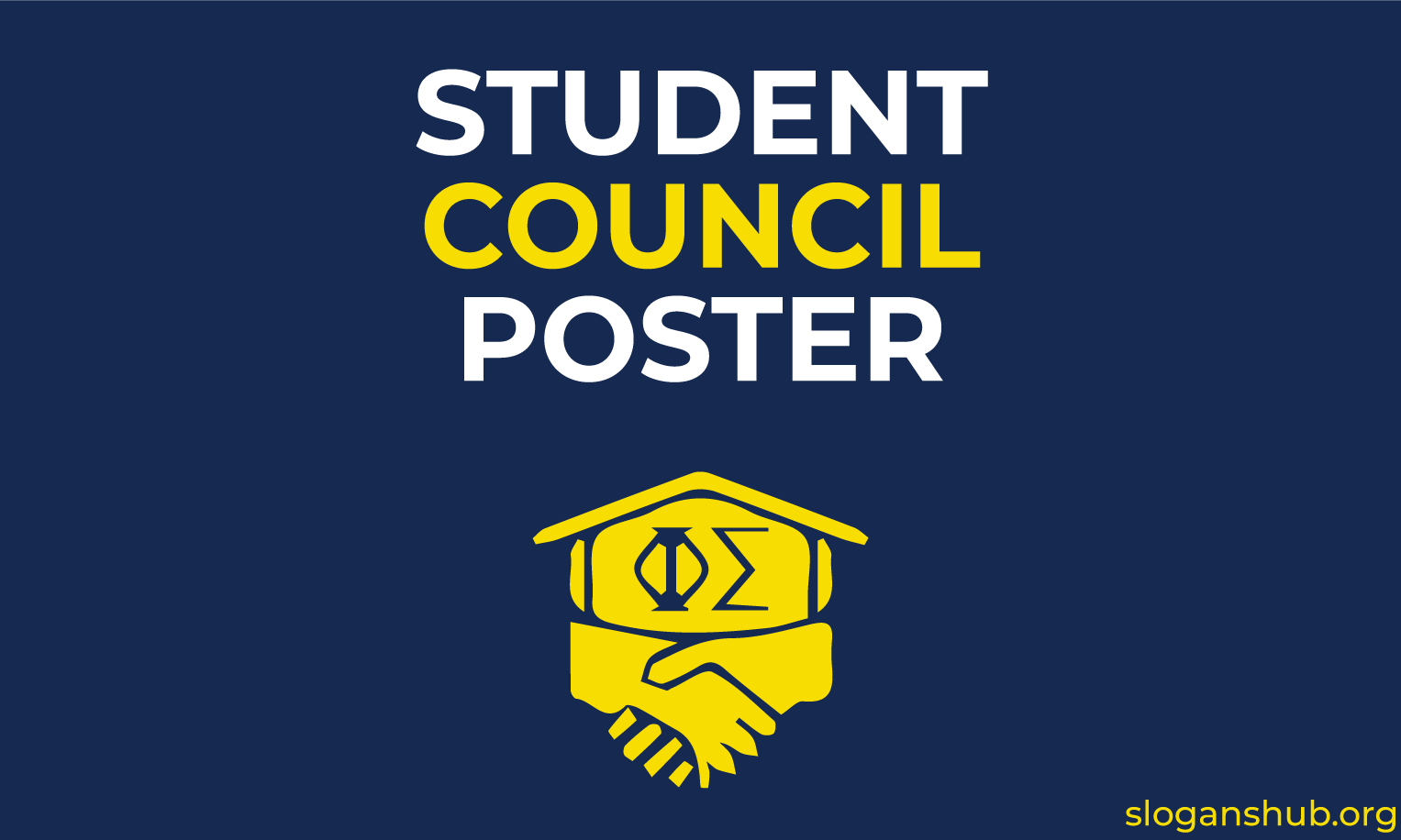 Cool Poster Ideas For Student Council