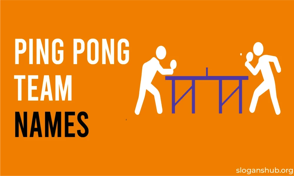 250 Catchy Ping Pong Team Names: Stand Out with These Ideas